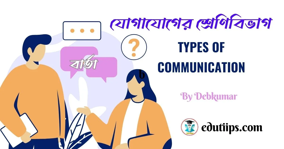 যোগাযোগ কি | যোগাযোগ কত প্রকার ও কি কি | Types of Communication